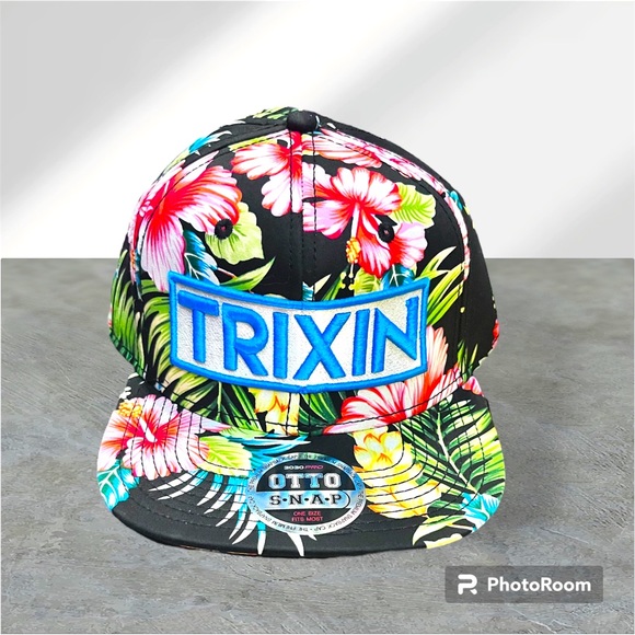 trixin | Accessories | Trixin Hawaiian Floral Snapback Hat New | Poshmark